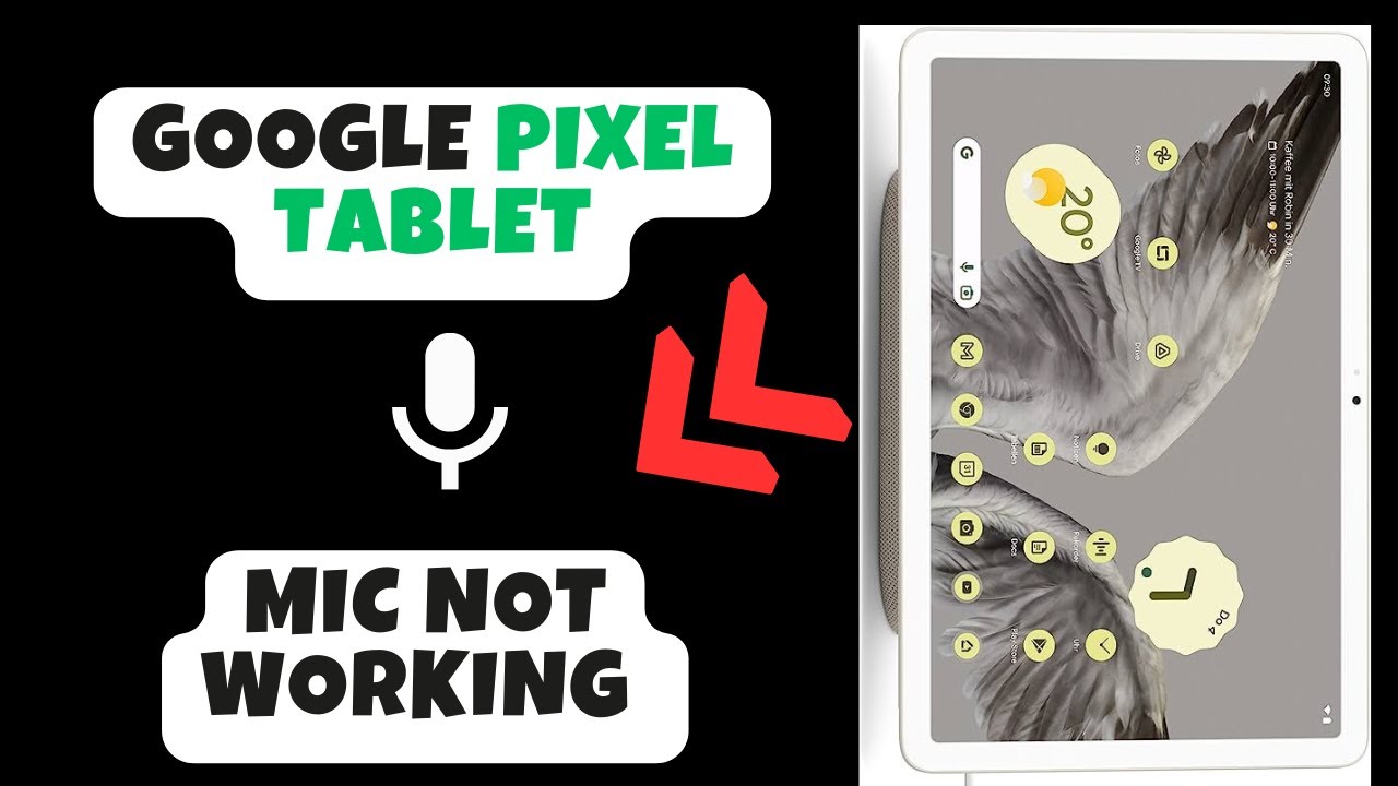 Mic not working Google Pixel Tablet || How to solve mic not working ...