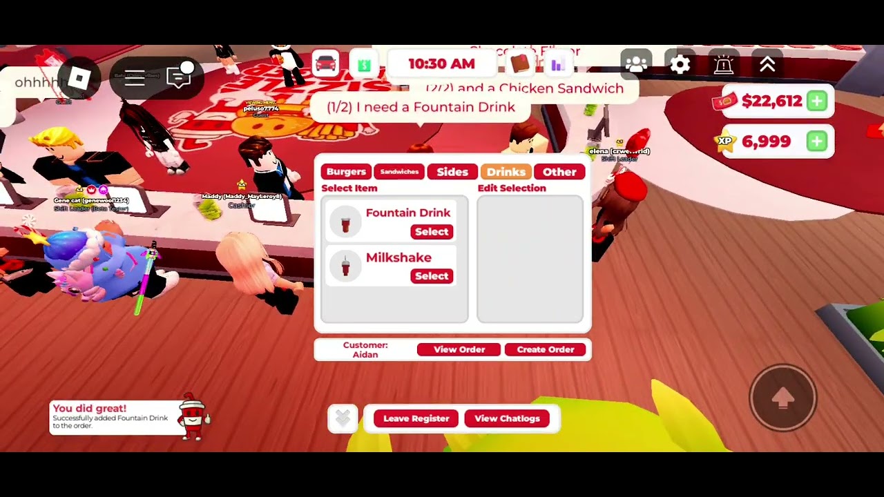 Roblox (SizzleBurger) getting 7K (7000 XP) - YouTube