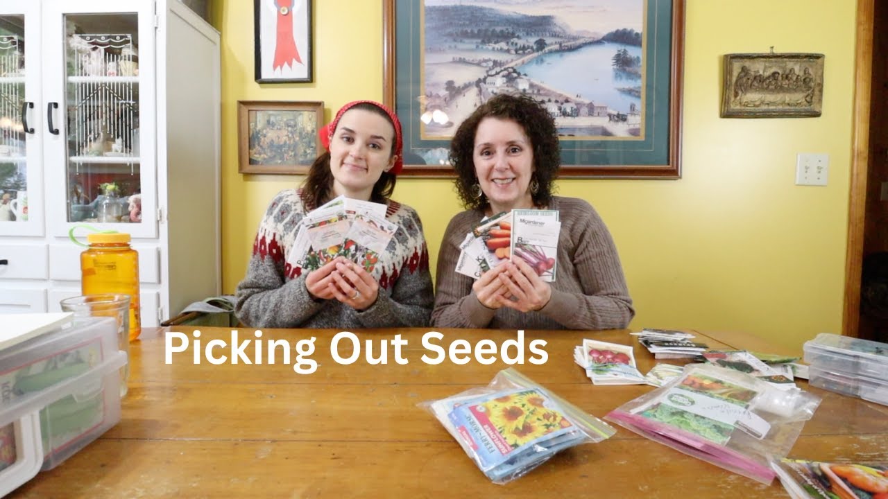Picking Out Seeds For Early Spring Veggies in Appalachia - YouTube