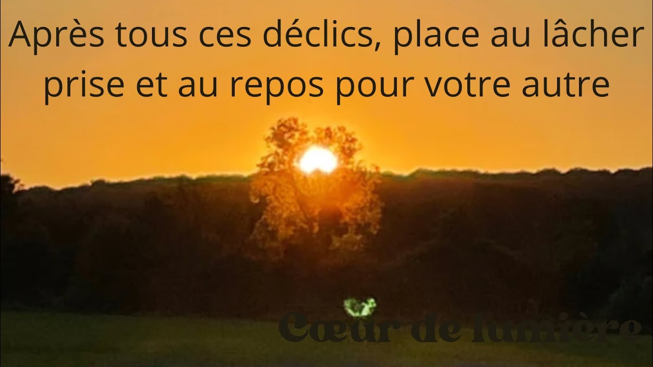Après tous ces déclics, place au lâcher prise et au repos pour votre ...