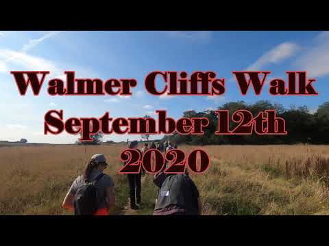 Walmer Cliffs Walk Sept 2020 - YouTube