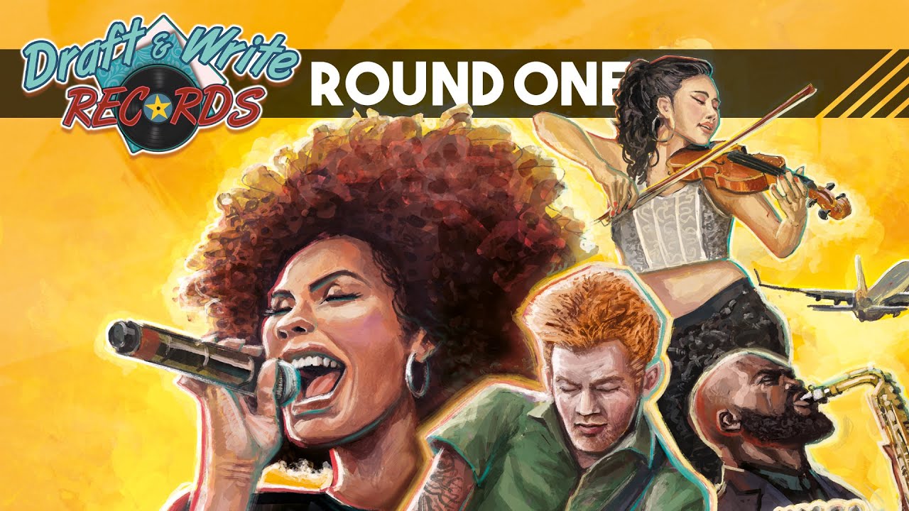 Draft & Write Records - Round One Playthrough - YouTube