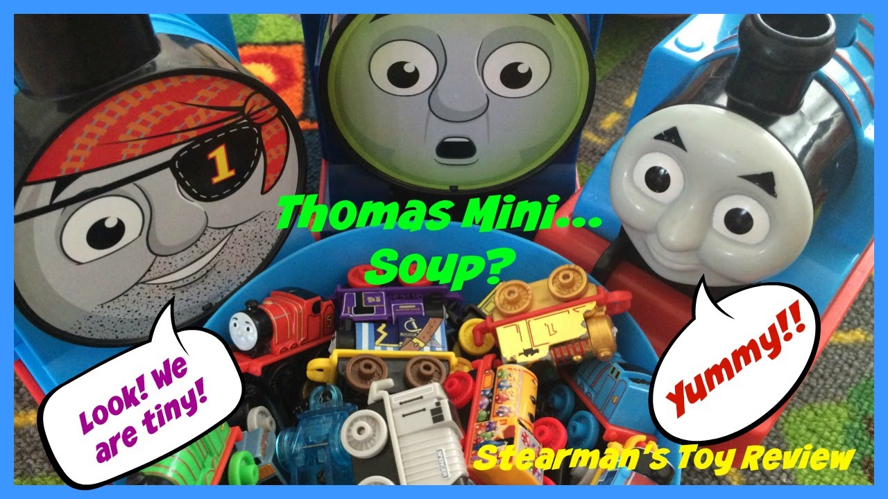 Thomas Mini.. Soup?? YUMMY! Boys LOVE Thomas The Train Mini Soup! - YouTube
