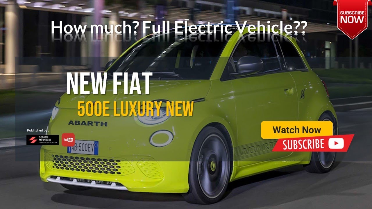 How much is the 2023 Fiat 500e Is Fiat 500e fully electric - YouTube