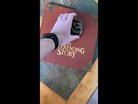 Making The Neverending Story Book Prop - YouTube