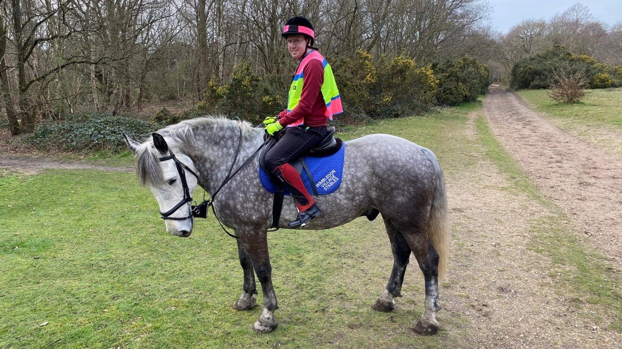 Riding Duke on Wimbledon Common - 14th March 2022 (First EVER ride on a ...