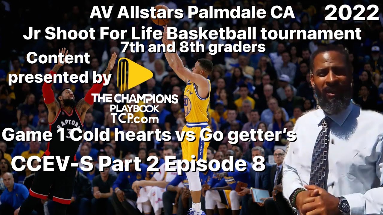 AV Allstars Palmdale CA Basketball Jr Shoot For Life game 1 CCEV S Part ...