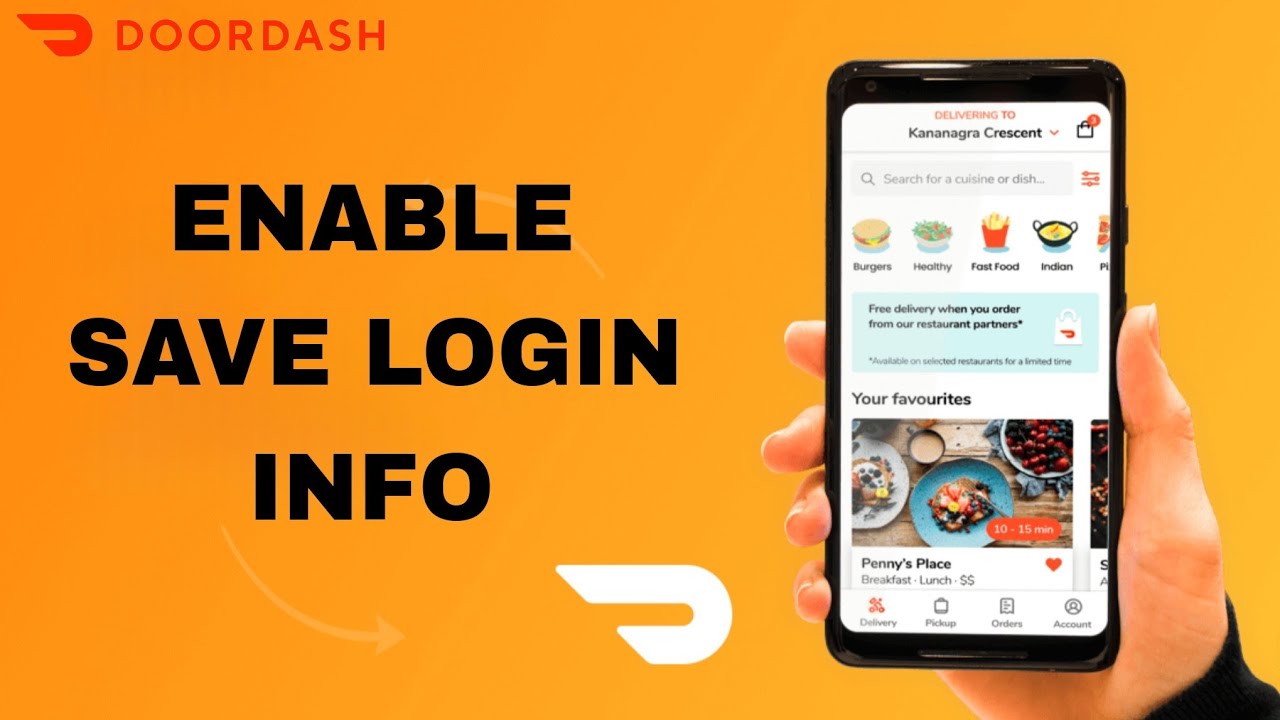 How To Enable Save Login Info On Doordash App - YouTube