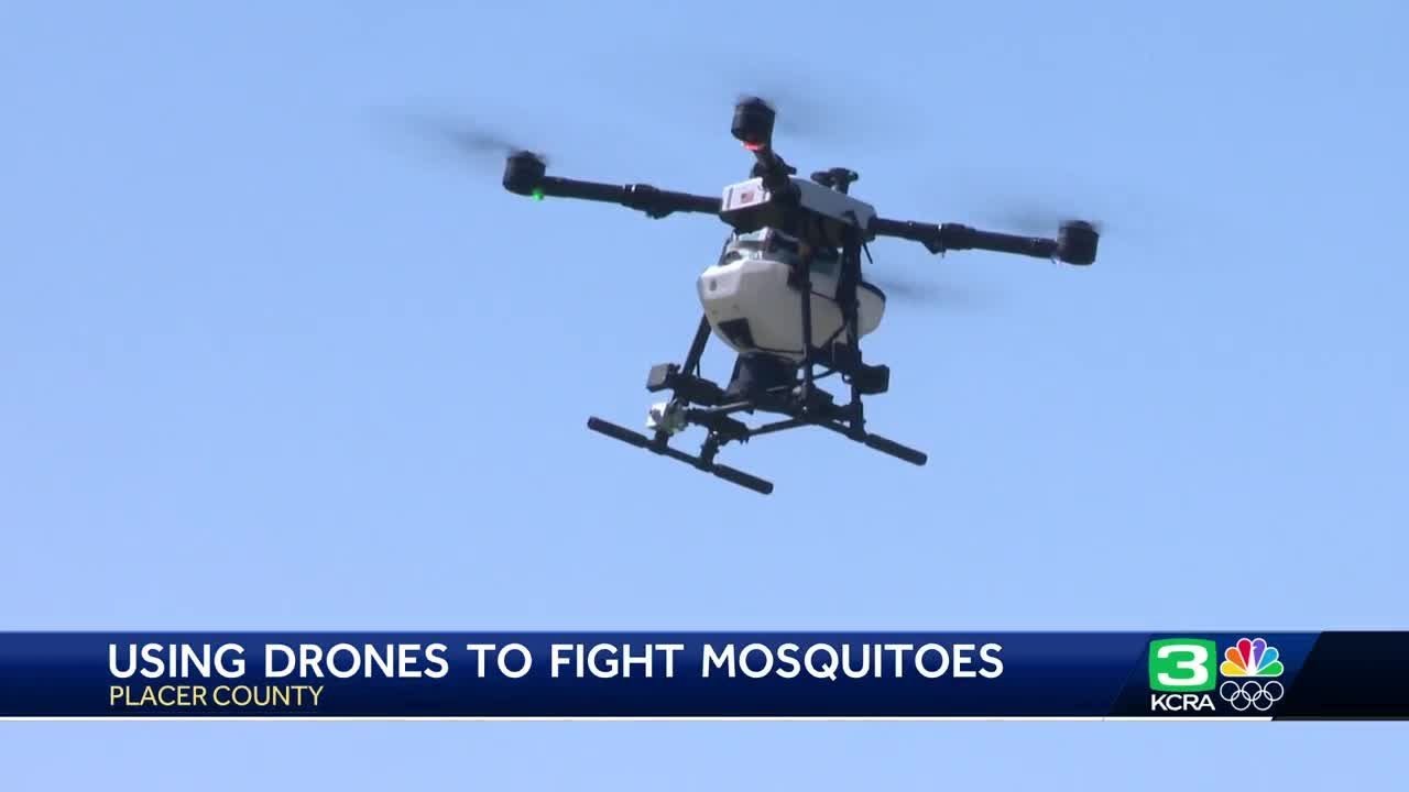 Using drones to prevent the spread of Mosquitoes - YouTube