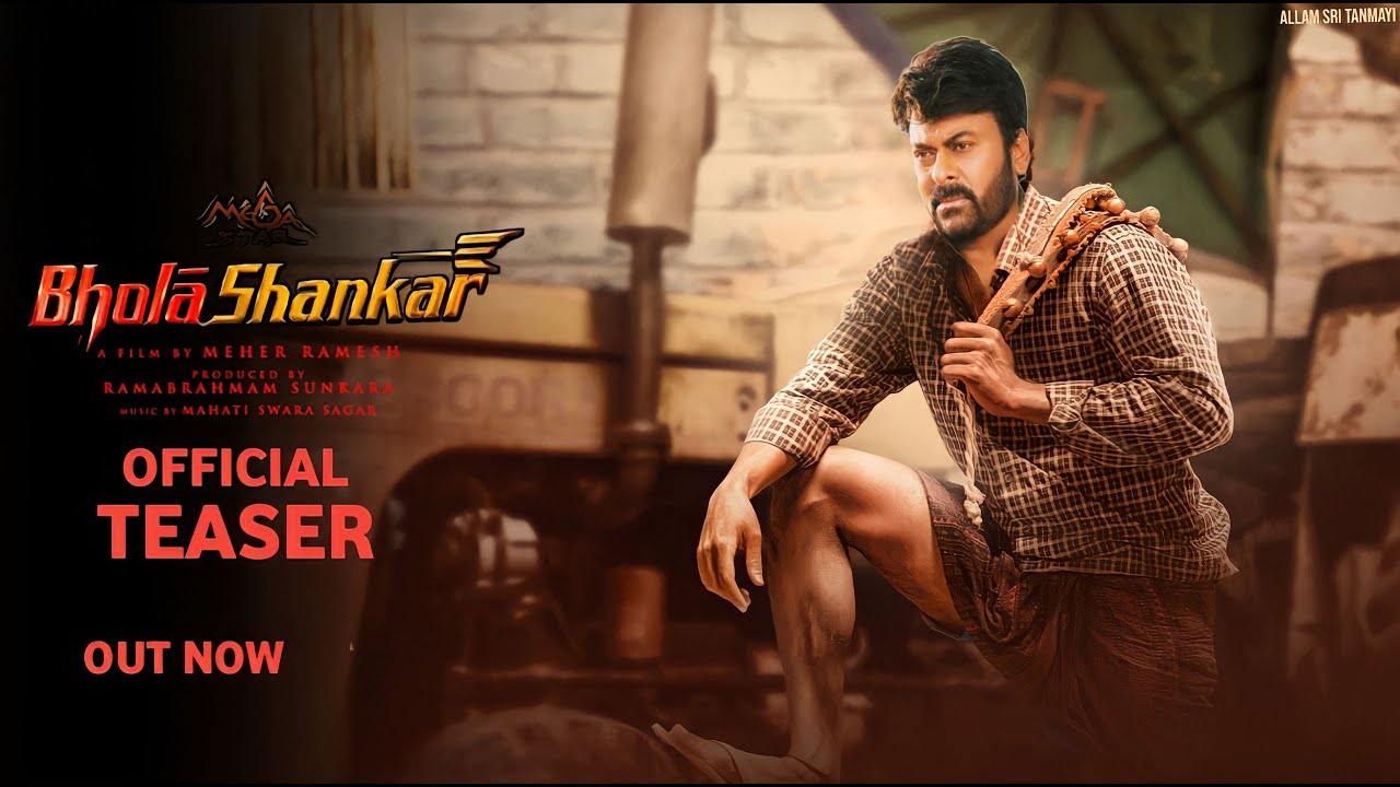 Bhola Shankar Official Teaser | Chiranjeevi, Tamanna, Keerthy Suresh ...