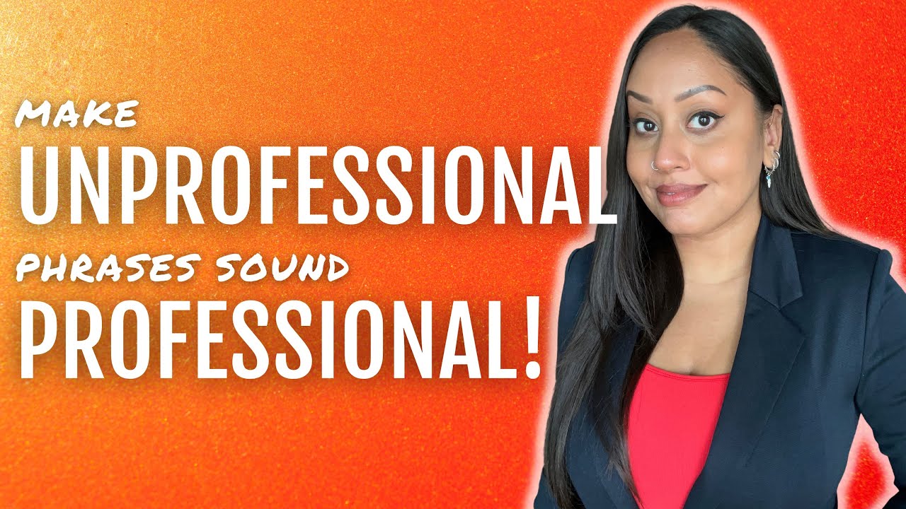 Make These Common English Phrases Sound Professional - YouTube