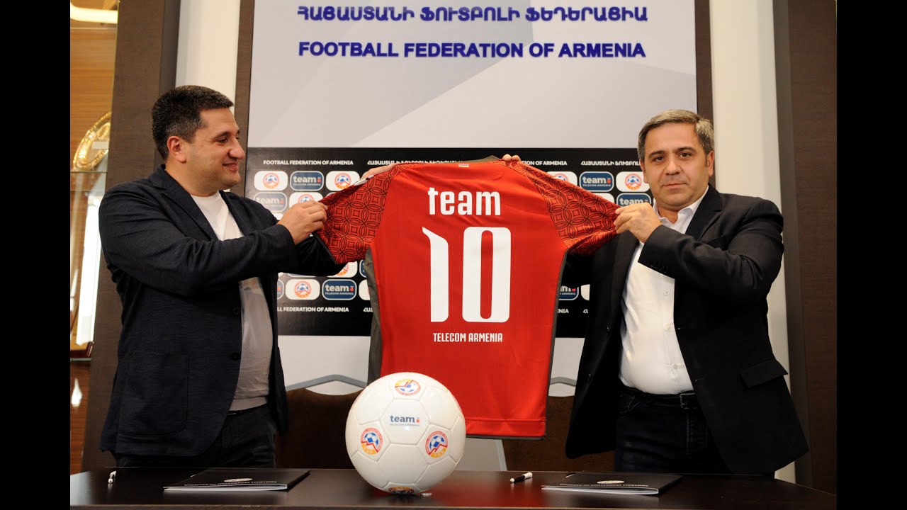 Team Telecom Armenia–ն ֆուտբոլի ազգային հավաքականի գործընկեր: - YouTube