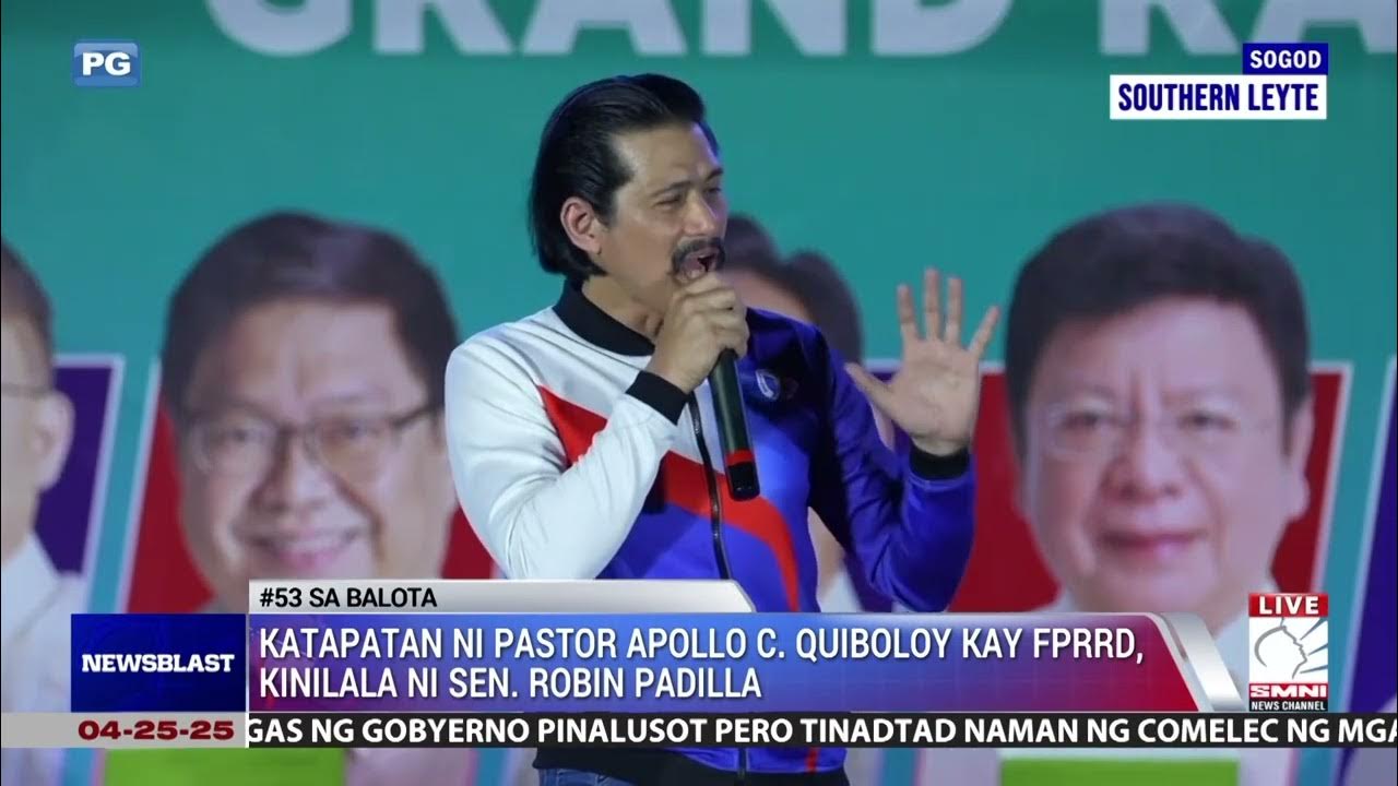 Magagawa ang mga imposible oras na maupo sa Senado -Sen. Robin Padilla kay senatoriable Pastor ...