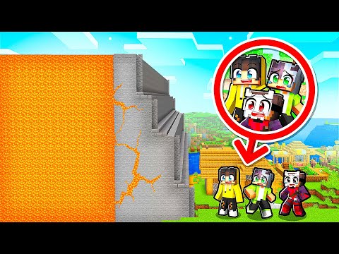 DEV LAV TSUNAMİSİNE KARŞI EN GÜVENLİKLİ BARAJ 🌋 | Minecraft