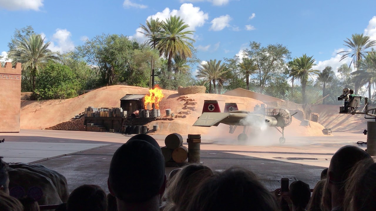 Indiana Jones Plane Scene - Walt Disney World (HD) - YouTube