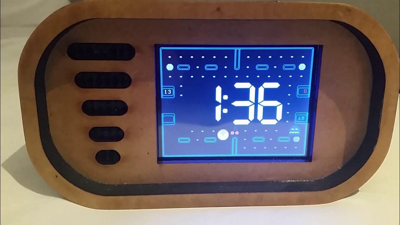 Retro Pac-Man Clock - YouTube