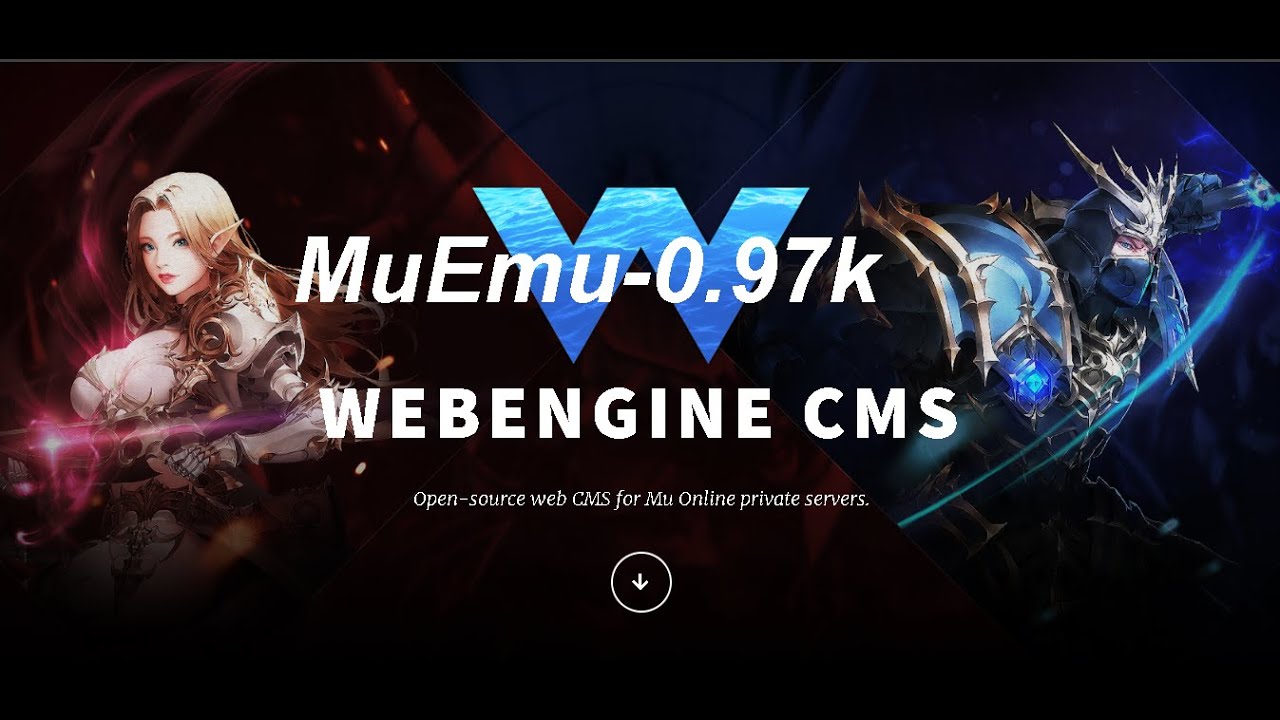 WebEngine CMS 1 2 5 adaptada MuEmu 0 97k kayito MySQL/SQLServer By Siniestro - YouTube