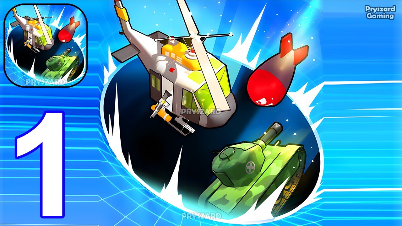 Hole Master: Army Attack - Gameplay Walkthrough Part 1 Stickman Hole War Army Commander Attack ...