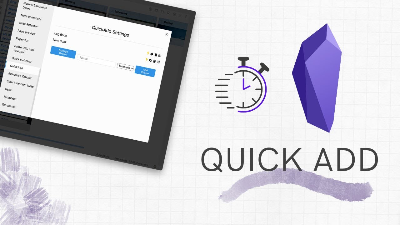 Obsidian Quick Add Plugin - YouTube