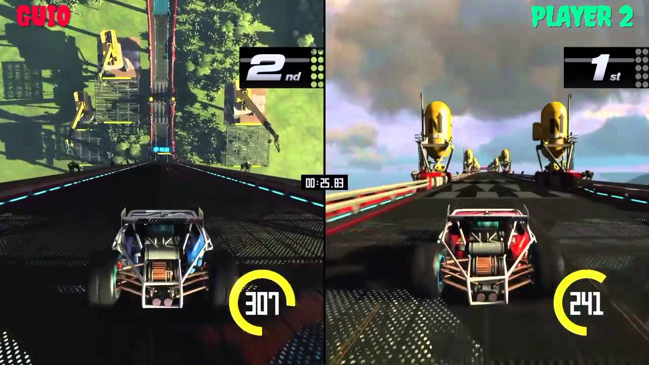 TRACKMANIA TURBO - 2 Player Custom Maps +Fails (Split Screen) - YouTube
