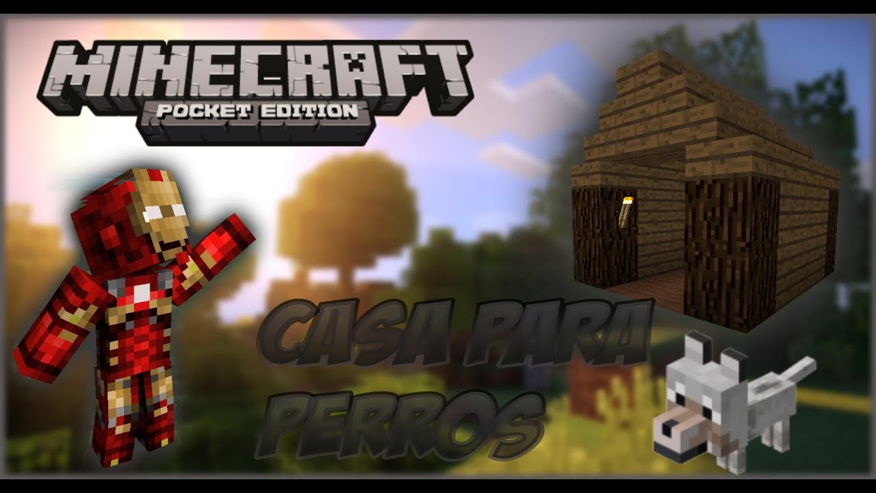 Decora tu casa #2 Casa para perros en Minecraft PE - YouTube
