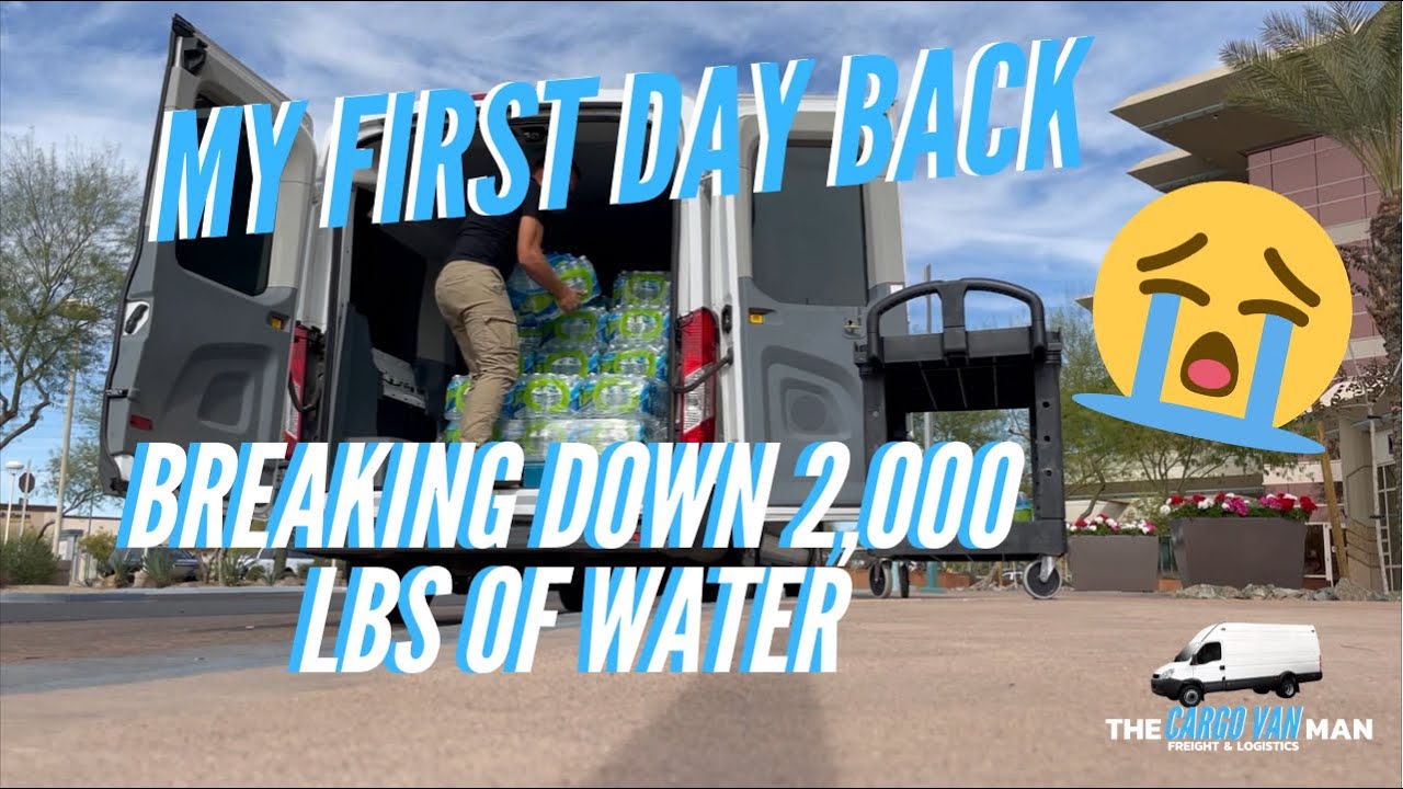 First Day Back On The Road In 2 Weeks (LOCAL CARGO VAN DELIVERIES ...