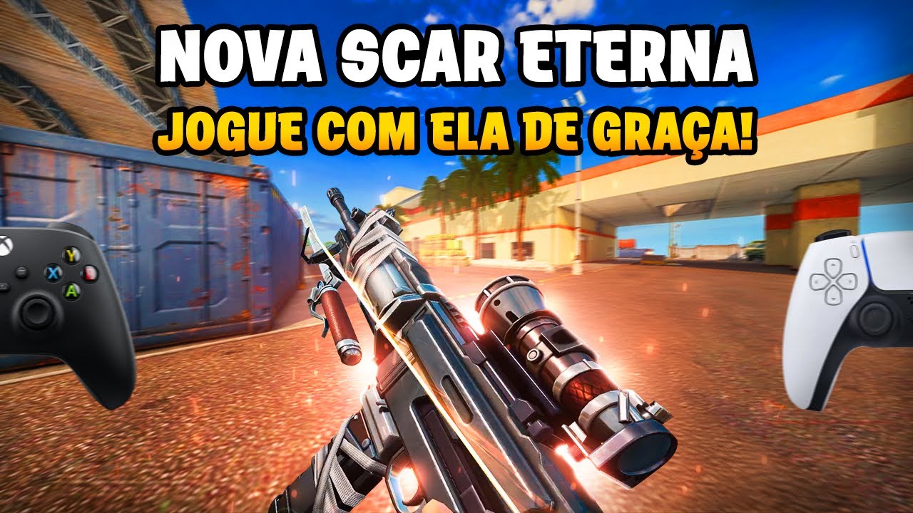 NOVA SCAR ETERNA DE CONTROLE NO BLOOD STRIKE (JOGUE COM ELA DE GRAÇA ...