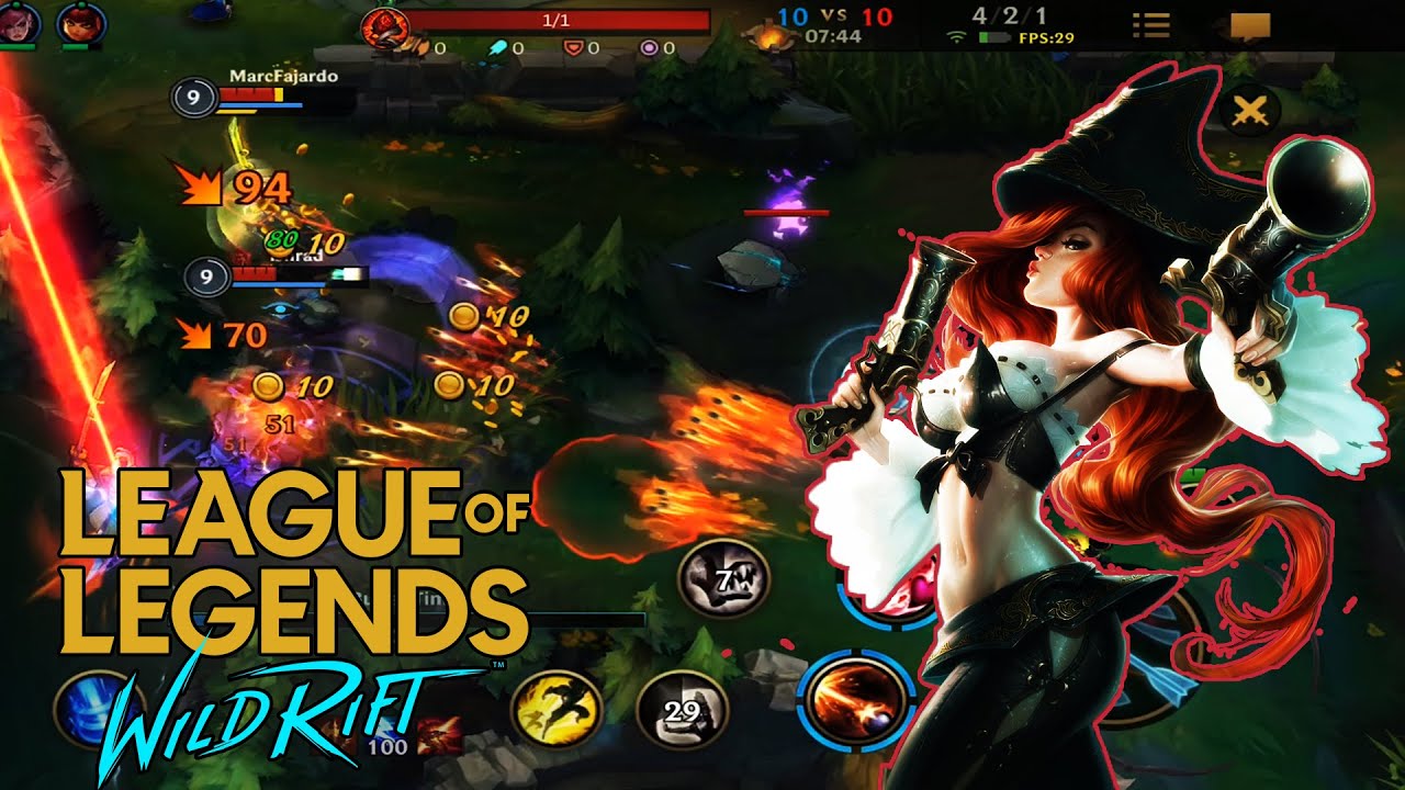 Miss Fortune | League of Legends: Wild Rift Alpha Test | PRESS ULT TO ...