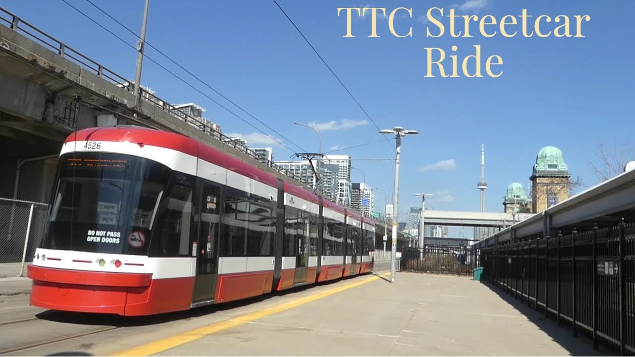 Toronto TTC 509 Harbourfront Streetcar Ride - Full Route Westbound 4/12 ...