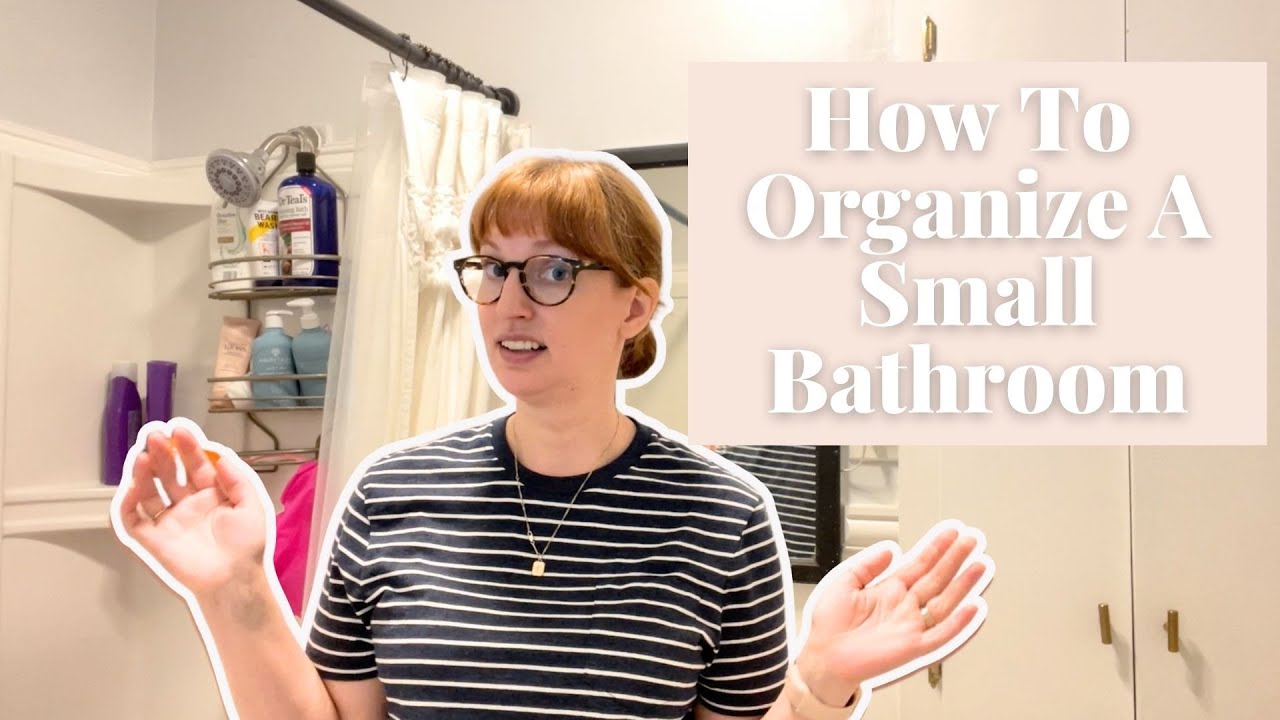 HOW TO ORGANIZE A SMALL BATHROOM | 4 Decluttering & Organizing Tips From a Minimalist Mom ...