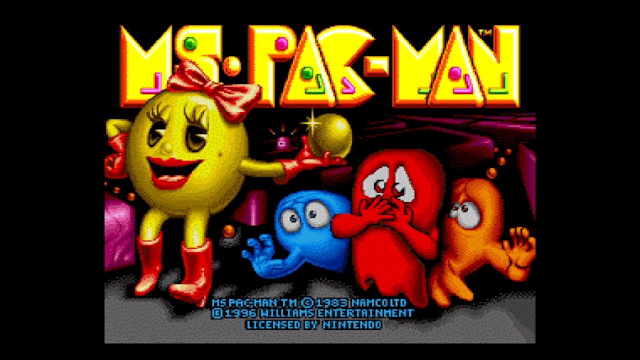 SNES Ms. Pac Man gameplay overview (no commentary) - YouTube