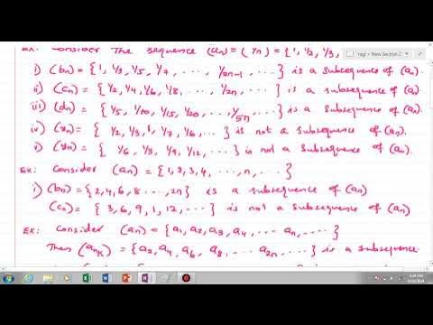 SUBSEQUENCES & THE MONOTONE SUBSEQUENCE THEOREM - YouTube