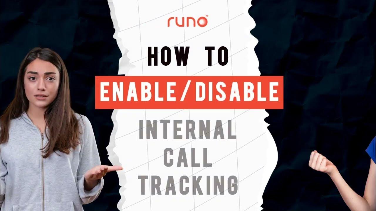 How to enable/disable internal call tracking | Mobile App | Runo - YouTube