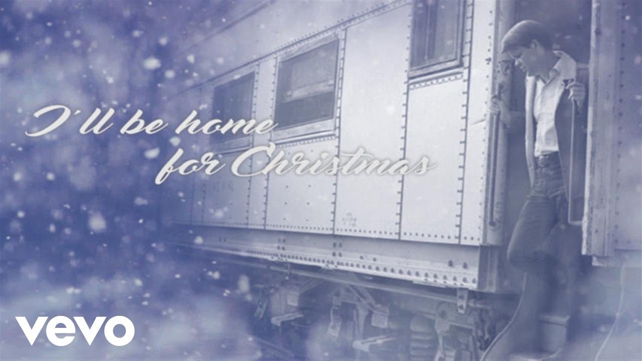 Glen Campbell - I'll Be Home For Christmas (Lyric Video) - YouTube