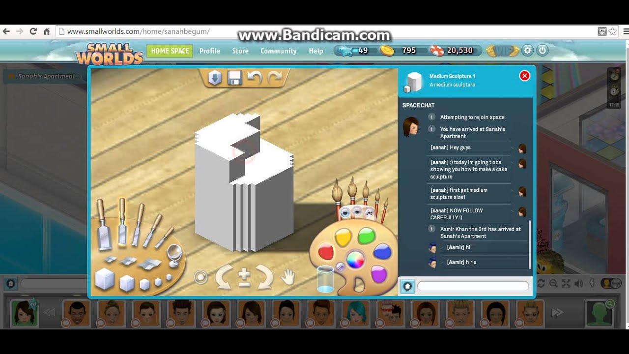 how to make a cake sculpture smallworlds - YouTube
