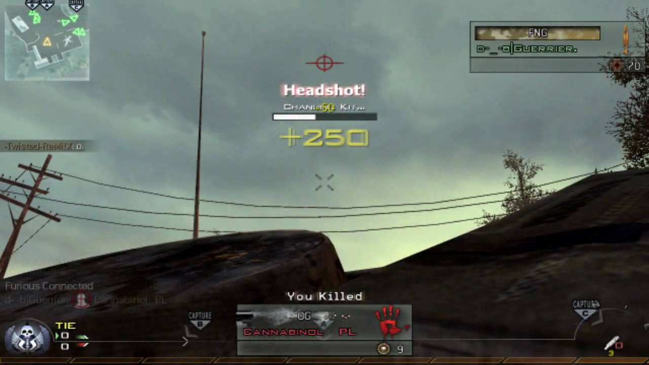 PC MW2:: Headshot With Tube Across Wasteland Map. - YouTube