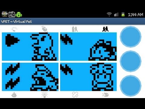 Digimon vpet app tamagotchi BATTLE ROUND 1 - YouTube