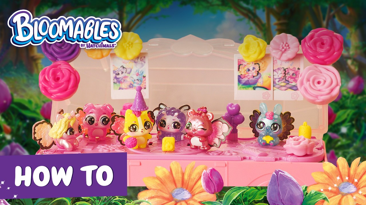 Bloomables by Hatchimals Bloom Bash | How To | Grow your own party! 🌺🎉 ...
