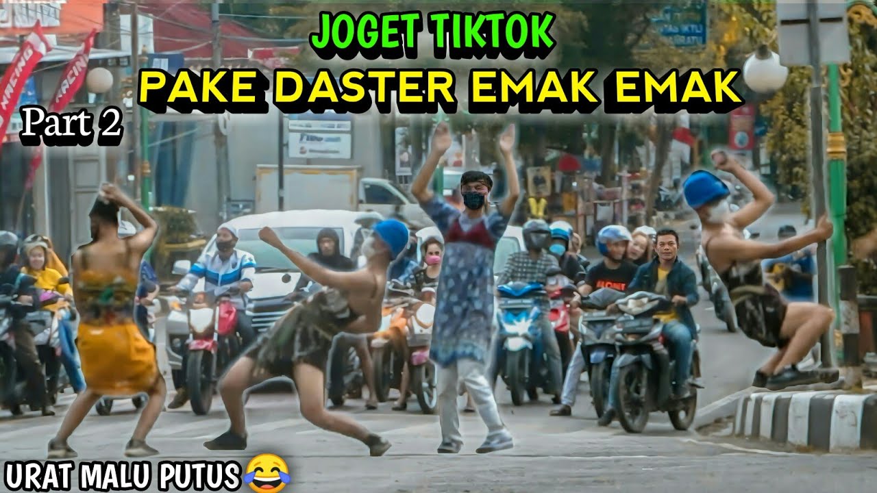 Joget Tiktok Pake Daster Emak Emak Di Lampu Merah Part 2 Ngakak Parah Prank Indonesia Youtube