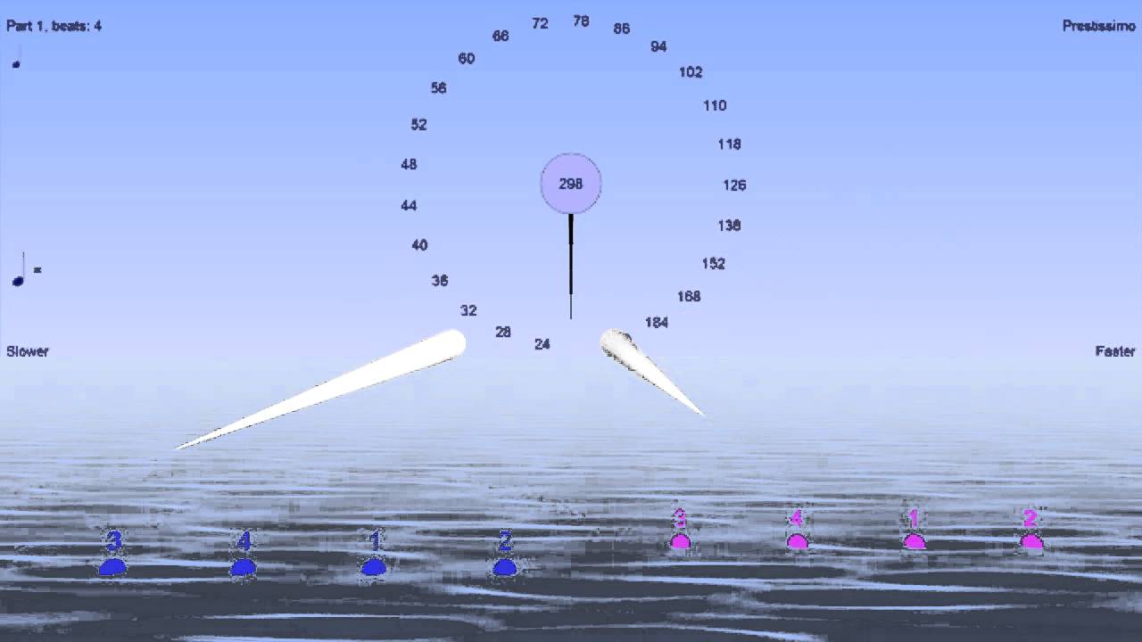 Harmonic Polyrhythm for time signatures: 4/4 with 4/golden ratio - with ...