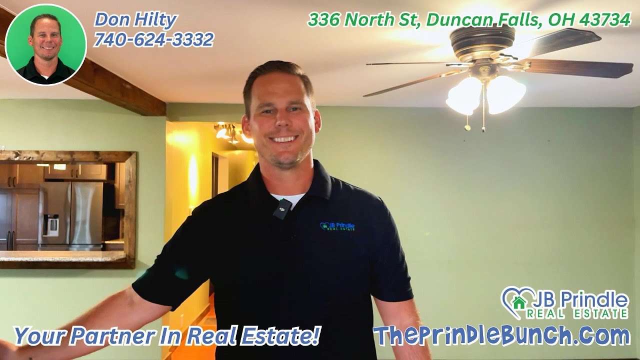 336 North St, Duncan Falls, OH 43734 Video Tour with Don Hilty! - YouTube