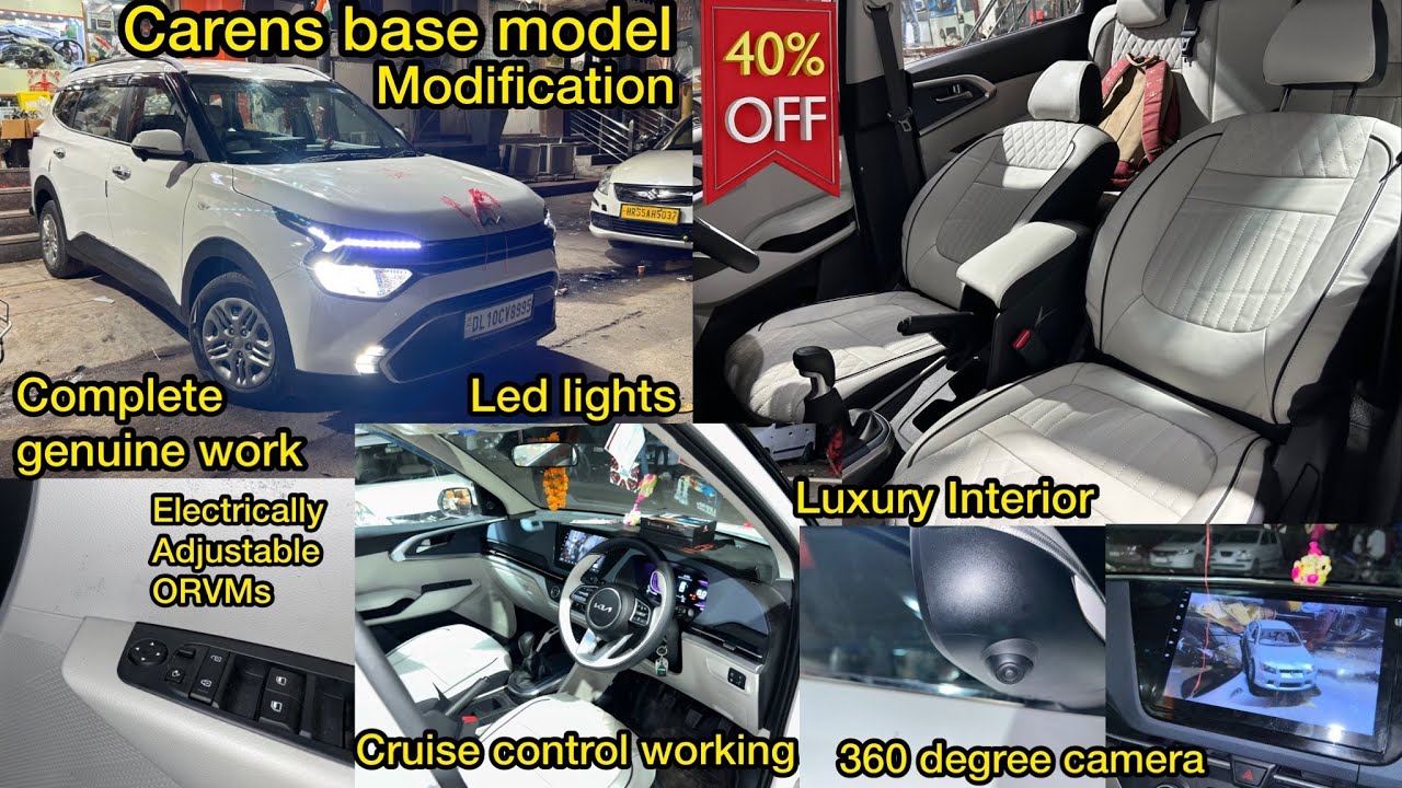 New Kia Carens base model 📍Modification | Carens Premium modified into ...