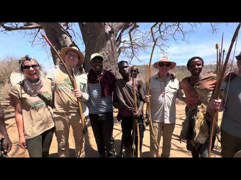 Bush man Language  visit Lake  Eyasi