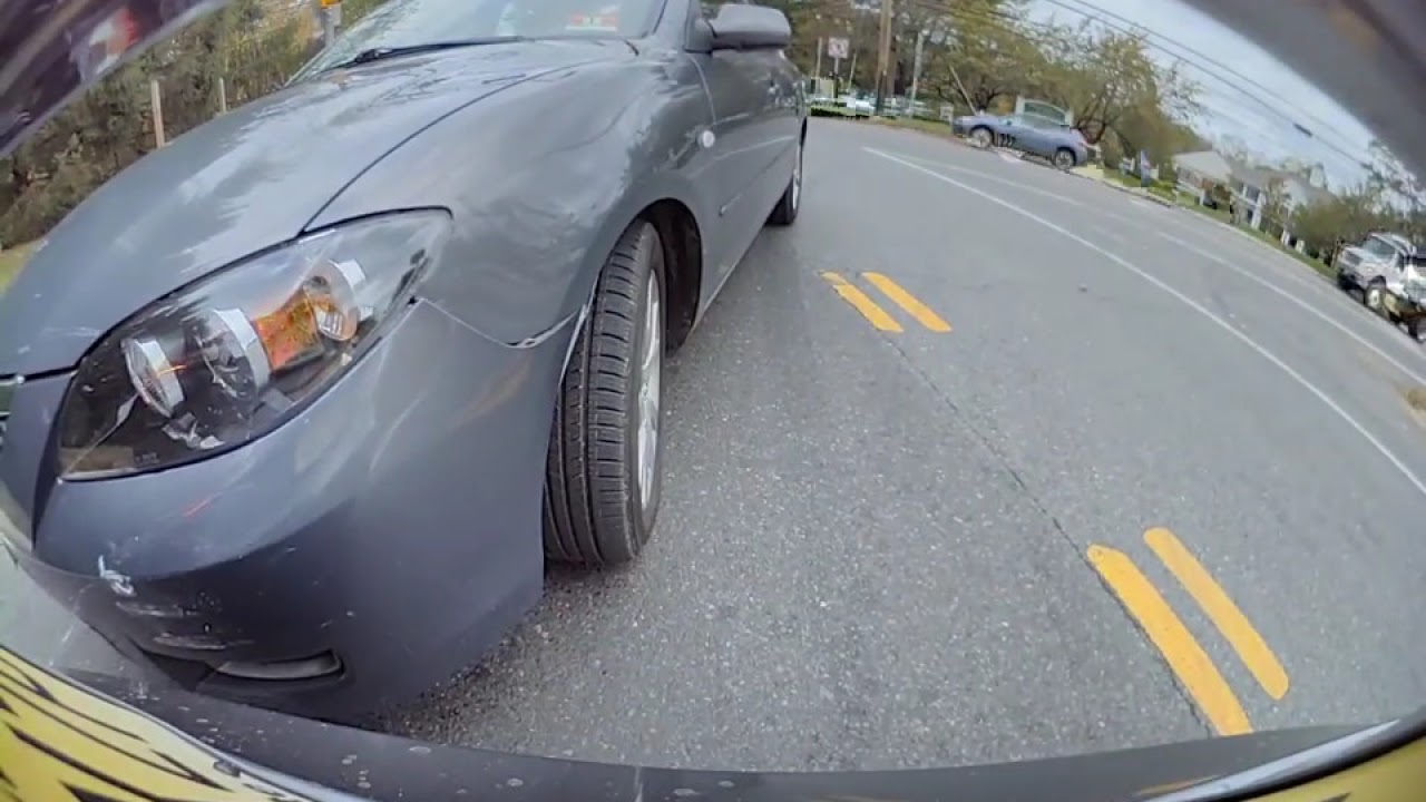 rear impact crash - YouTube