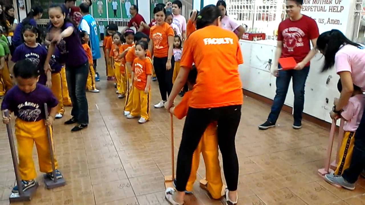 Intrams day 2 relay challenge slide walk - YouTube