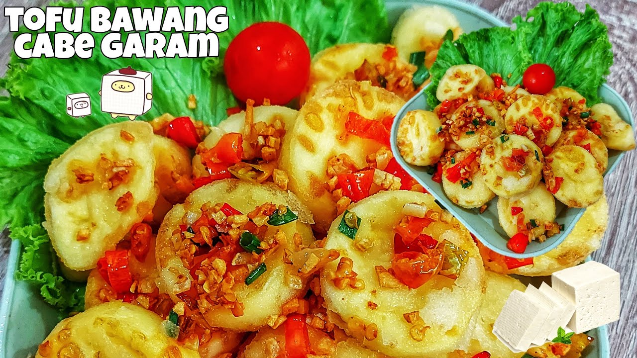 Resep Tofu Bawang Cabe Garam [ Resep Cepat ] - YouTube