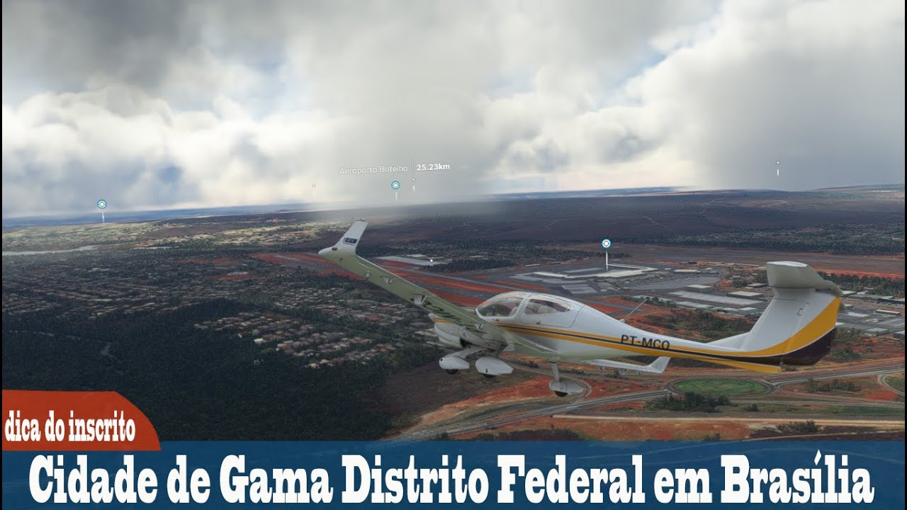 Flight Simulator 2020 Cidade de Gama Distrito Federal em Brasília dica ...