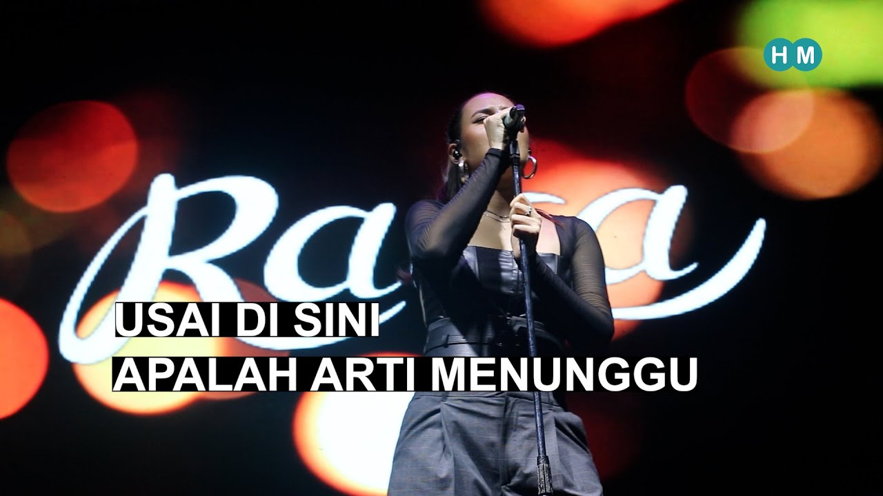 RAISA USAI DI SISINI & APALAH ARTI MENUNGGU LIVE SMAN 34 JAKARTA - YouTube