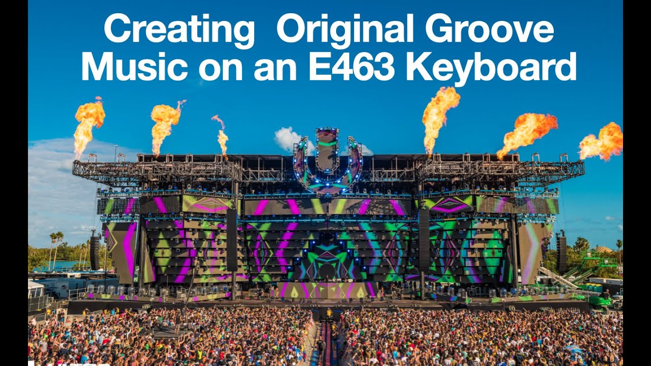 Creating Your Own Groove Music On An E463 keyboard - YouTube