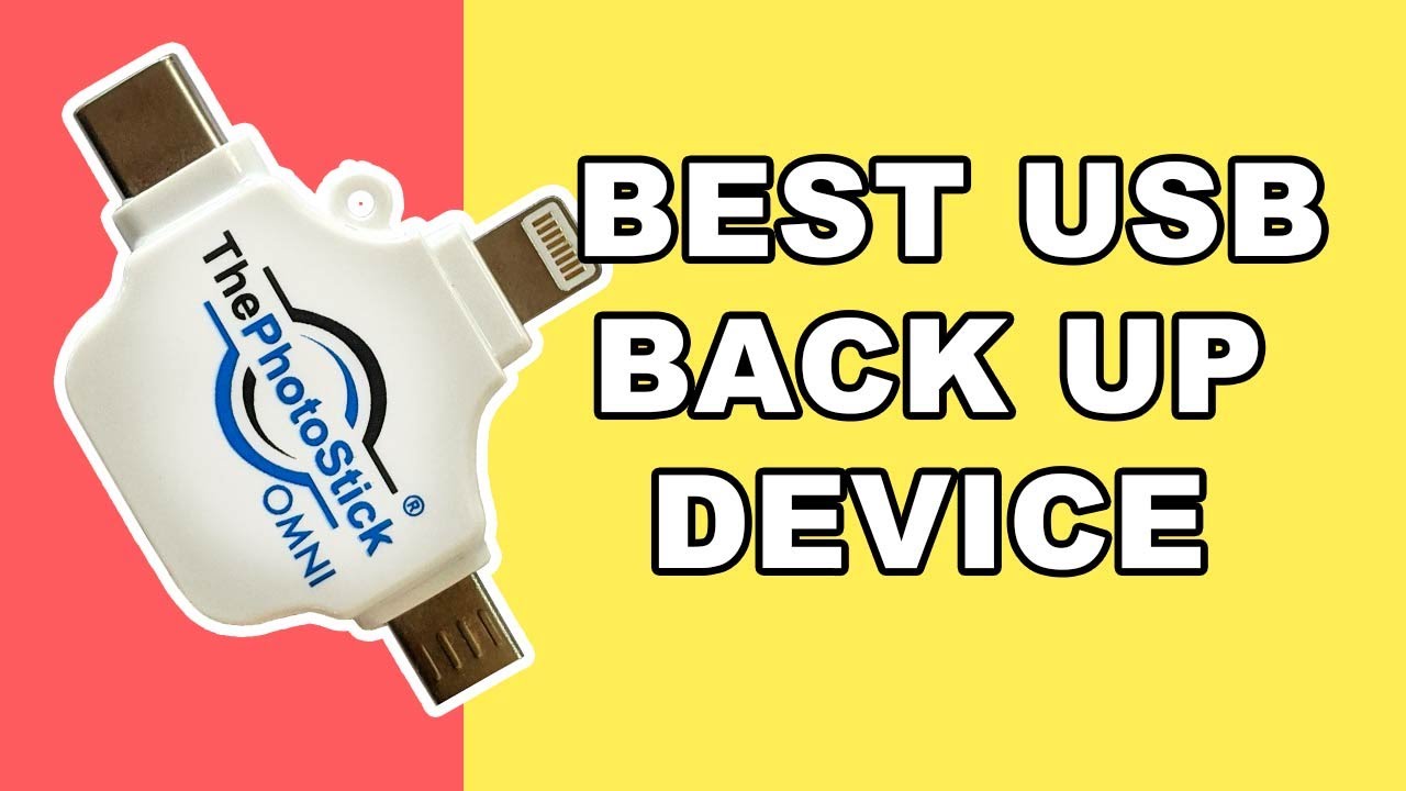 Photo Stick Omni | The Best USB Back Up Device - YouTube